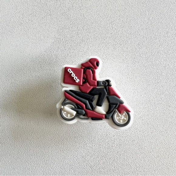 CROCS | Accessories | Crocs Red Delivery Man Jibbitz Charm | Poshmark